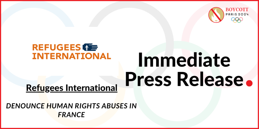 Refugees International, Join Us: Denounce Human Rights Abuses in France ...